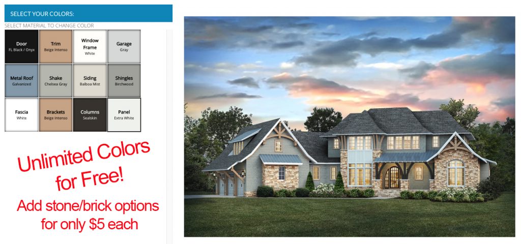 Color House Renderings